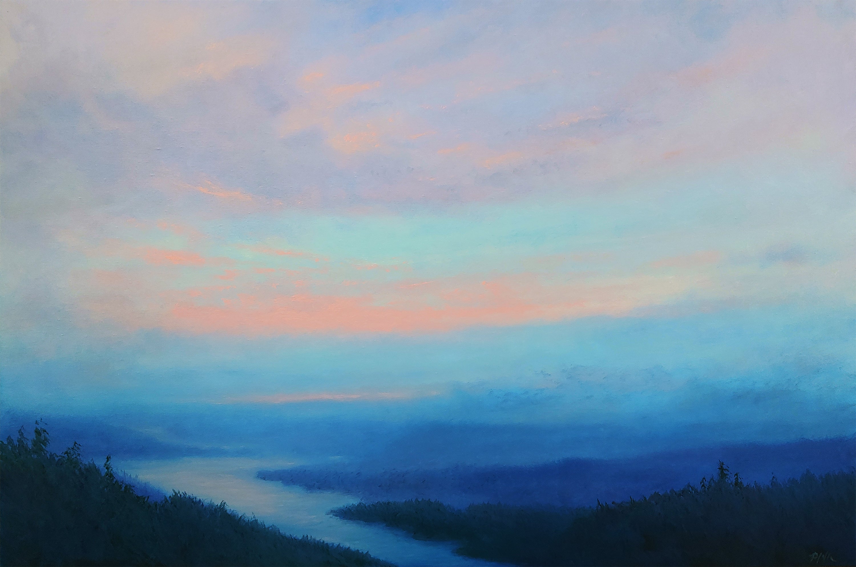 TIM PFEIFFER - Morning Has Broken, oil on gallery wrapped canvas, 24x3 ...
